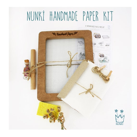 Nunki Handmade Paper DIY Kit Hand Made Paper Eco Crafting - Etsy