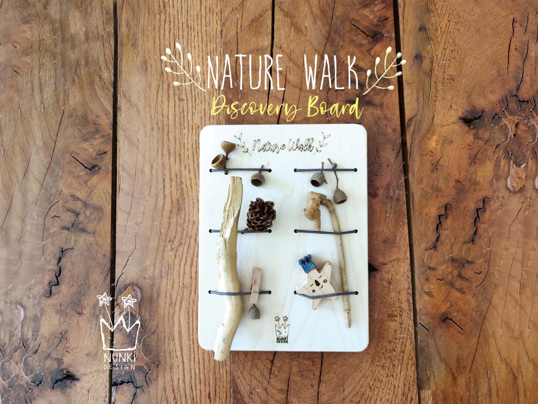 Nature Walk Discovery Board- Nature Crafting, Nature Explorers, Nature ...