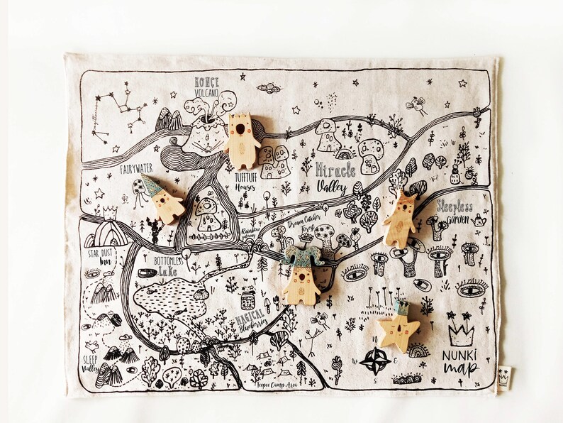 Linen Nunki Map, Linen Map, Storytelling, Montessori Events, Story Time ...