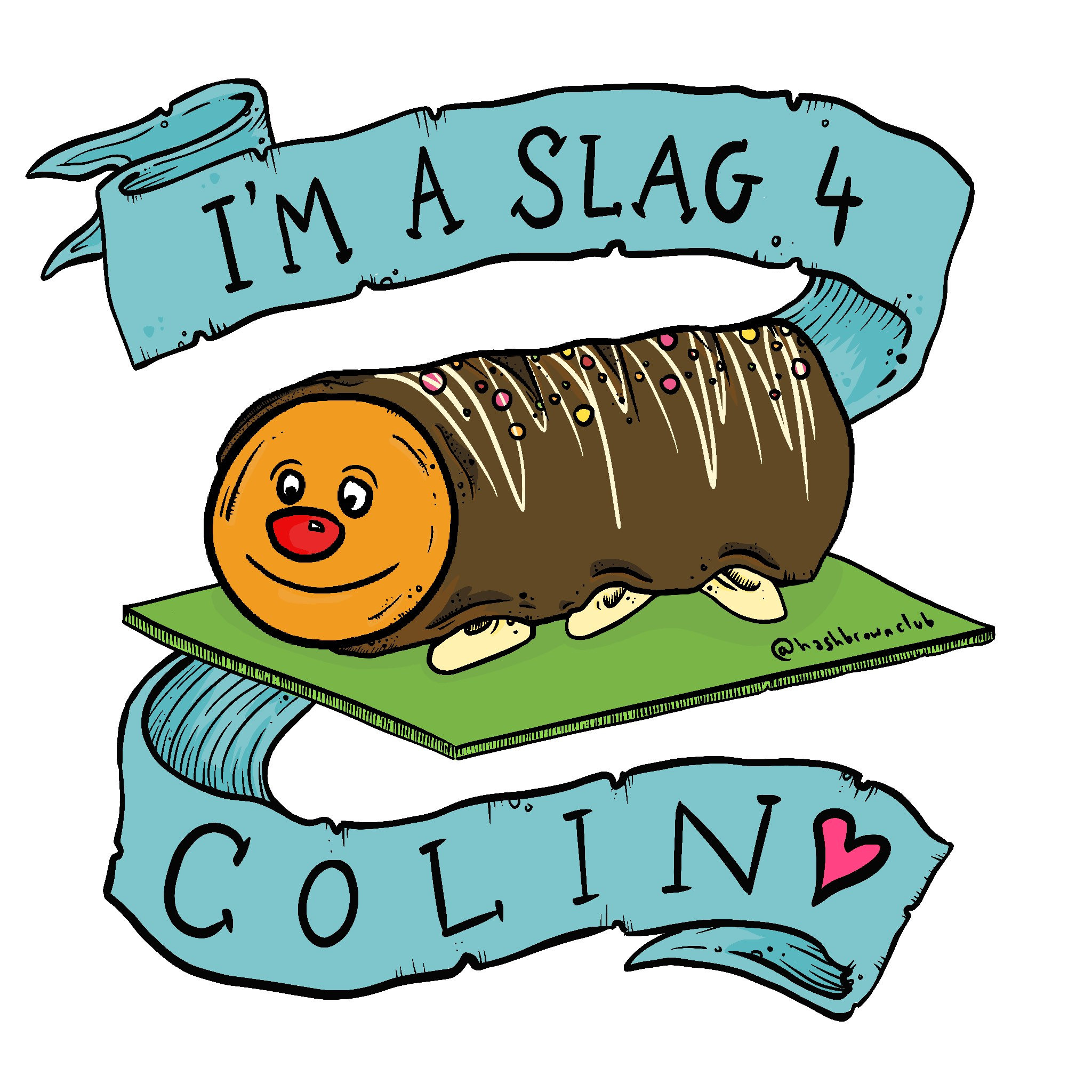 Colin the caterpillar print | Etsy