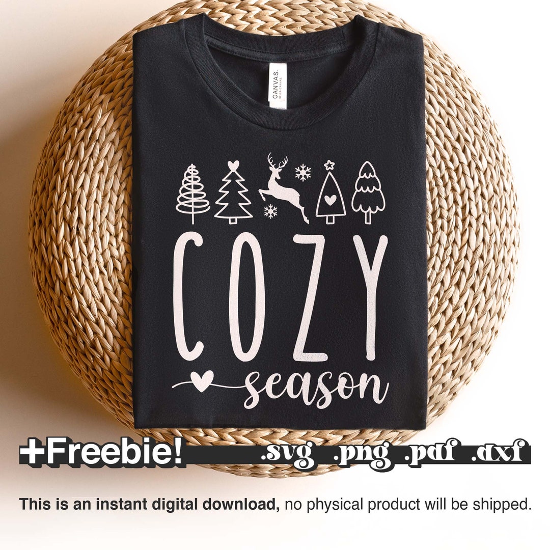 Cosy Christmas Vibes Svg, Cozy Season Svg, Christmas Tree Svg, Winter ...
