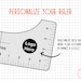Tshirt Ruler Printable Bundle, T-shirt Alignment Tool Template, Tshirt ...