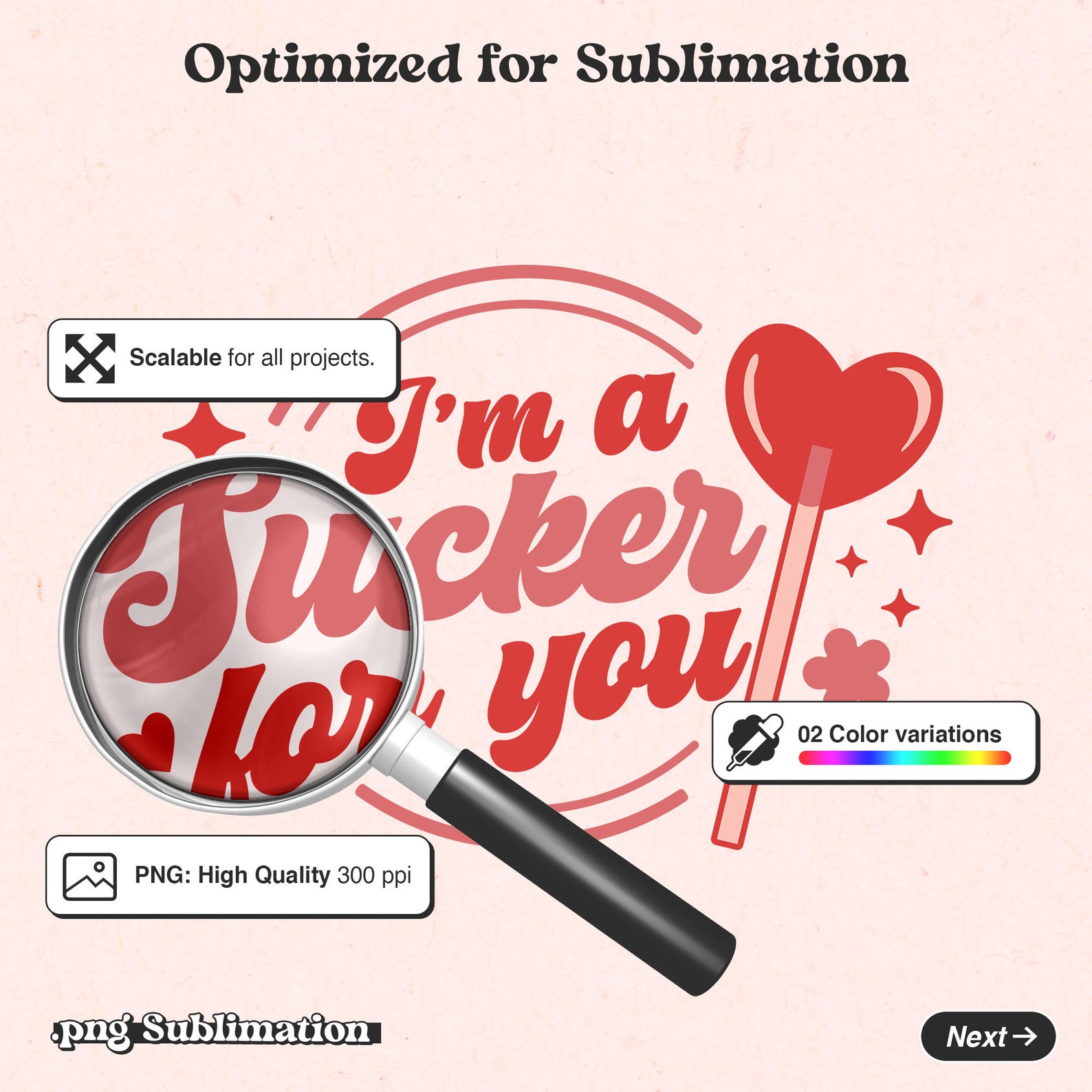 I'm A Sucker for You Png Retro Valentine Png Funny - Etsy