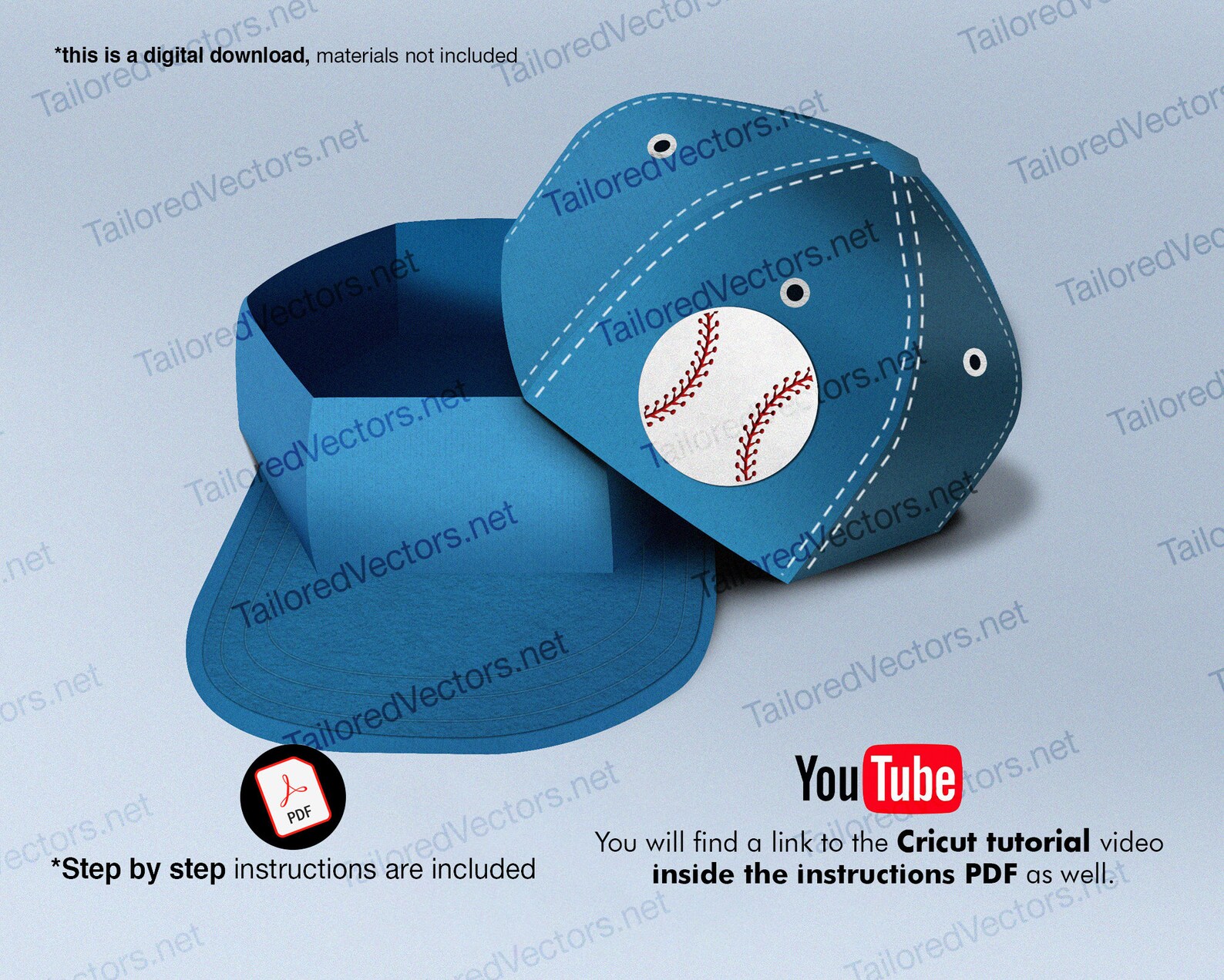 Baseball Cap Gift Box SVG PDF Template Valentine Favor Box Etsy Baseball Cap Gift Box SVG PDF Template Valentine Favor Box Etsy