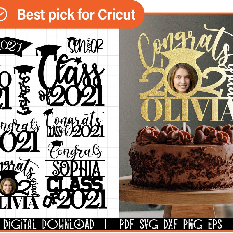 Class of 2021 Cake Topper - Etsy