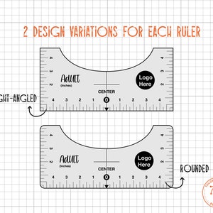 Tshirt Ruler Printable Bundle, T-shirt Alignment Tool Template, Tshirt ...