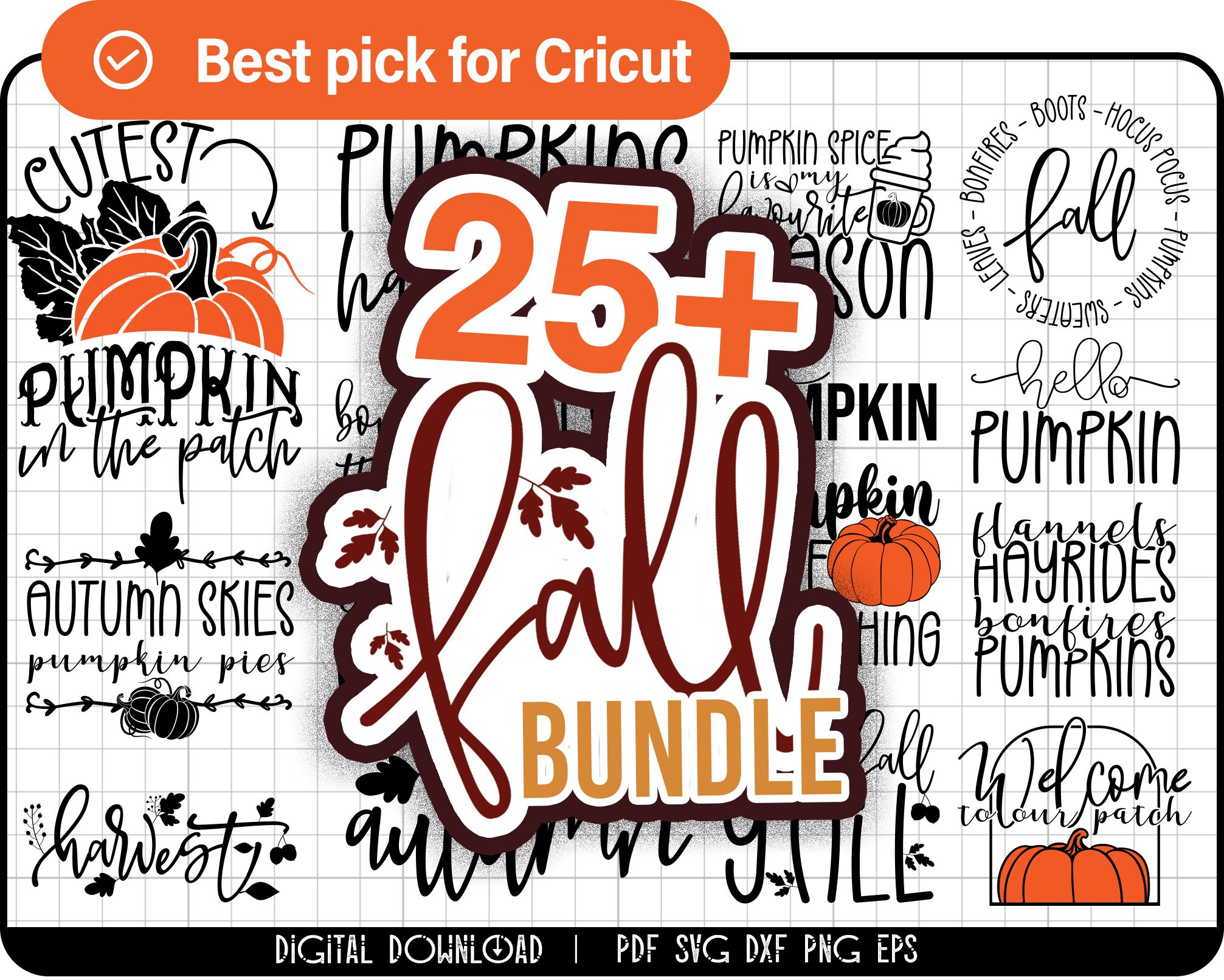 Digital Drawing & Illustration Fall SVG png svg Autumn Decal Files dxf ...