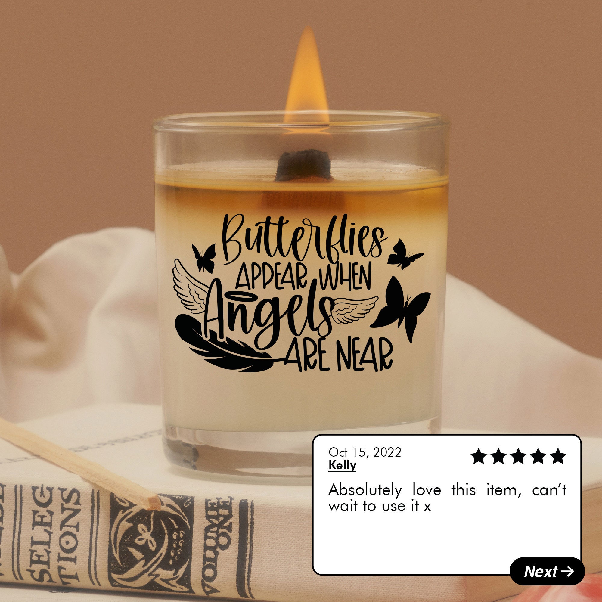 Butterflies Appear When Angels Are Near Svg, Png,feathers, Memorial Svg ...