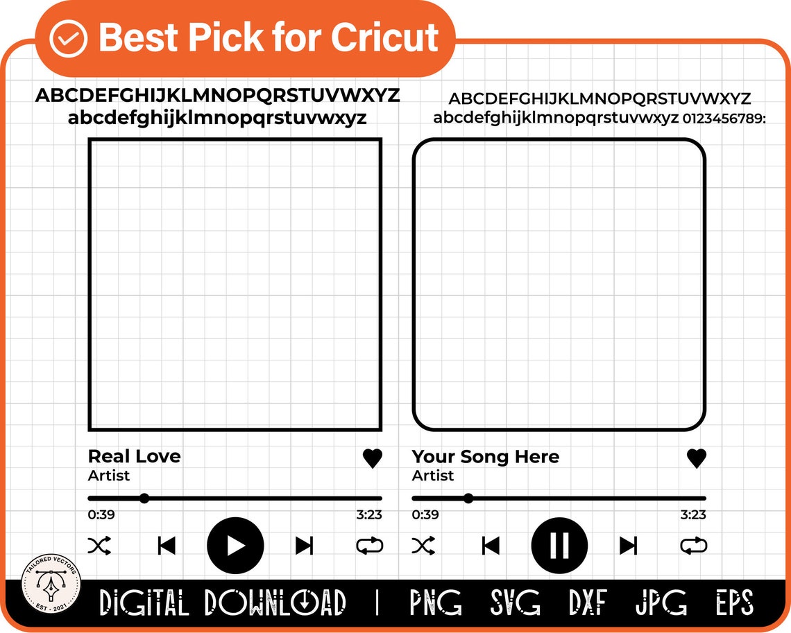 Music Player Svg Music Glass Artwork Svg Song Cover Svg - Etsy