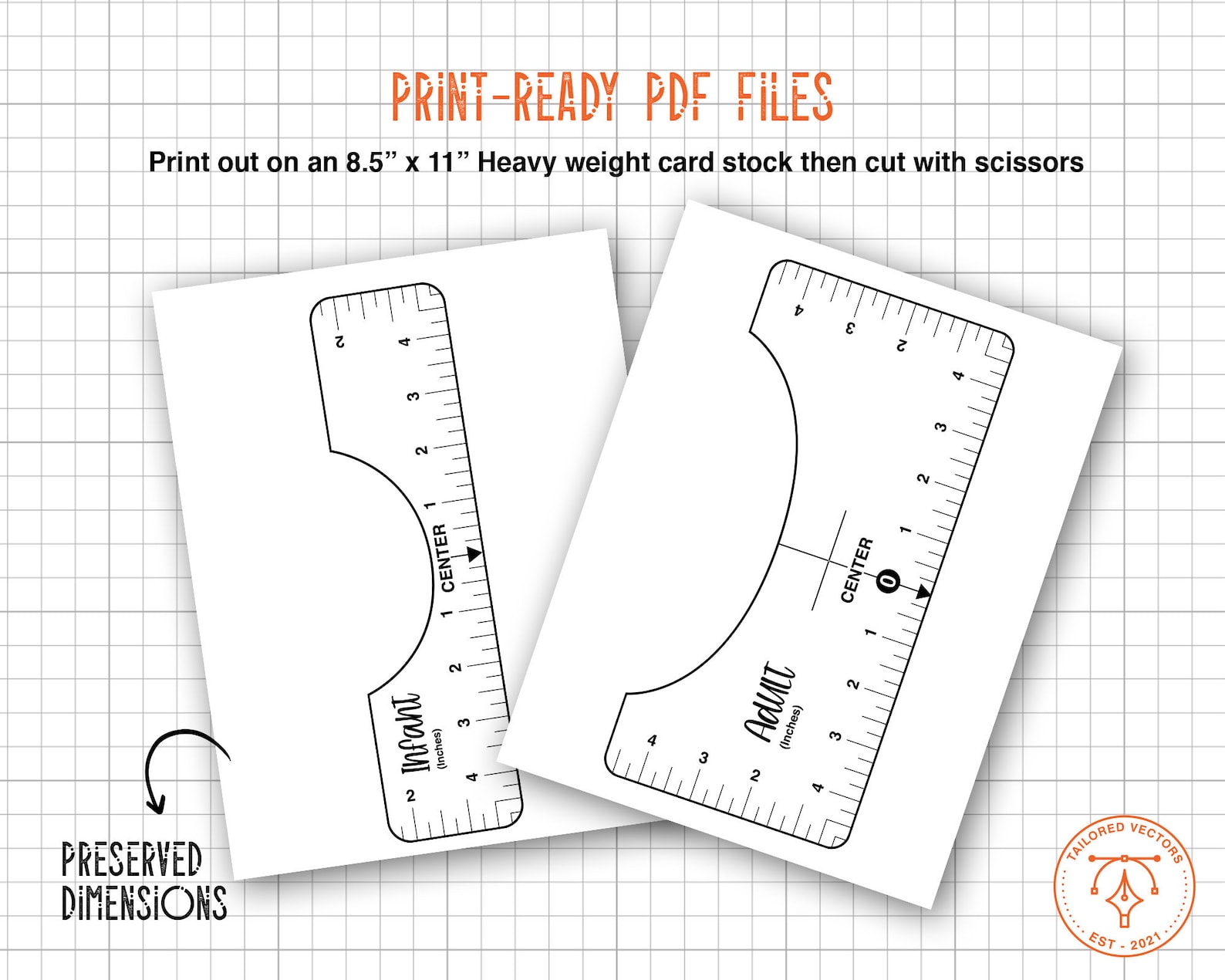 Tshirt Ruler Svg Bundle, Tshirt Alignment Tool Printable, Design ...