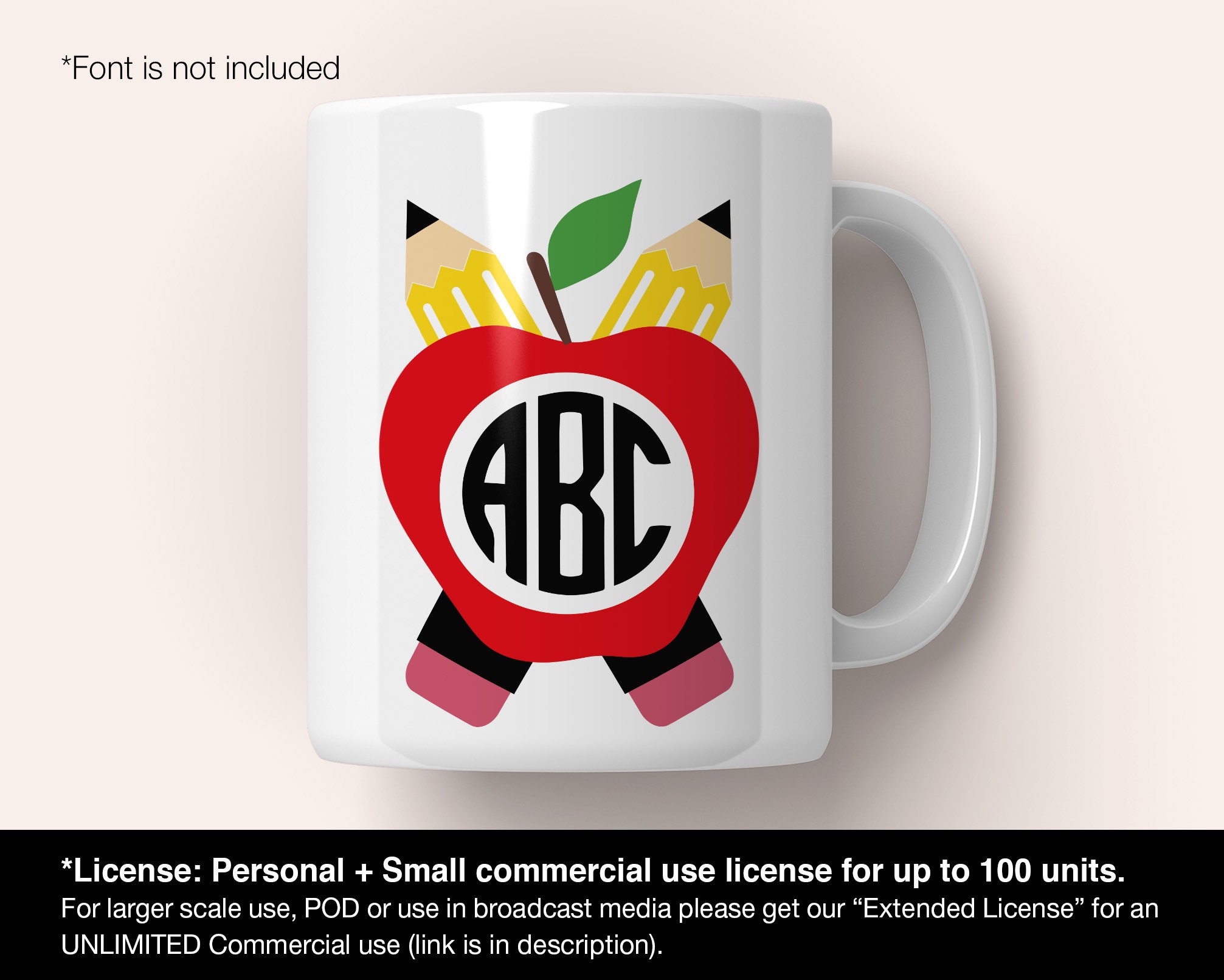 Apple Svg Bundle Teacher SVG Apple Split Monogram Svg - Etsy Australia