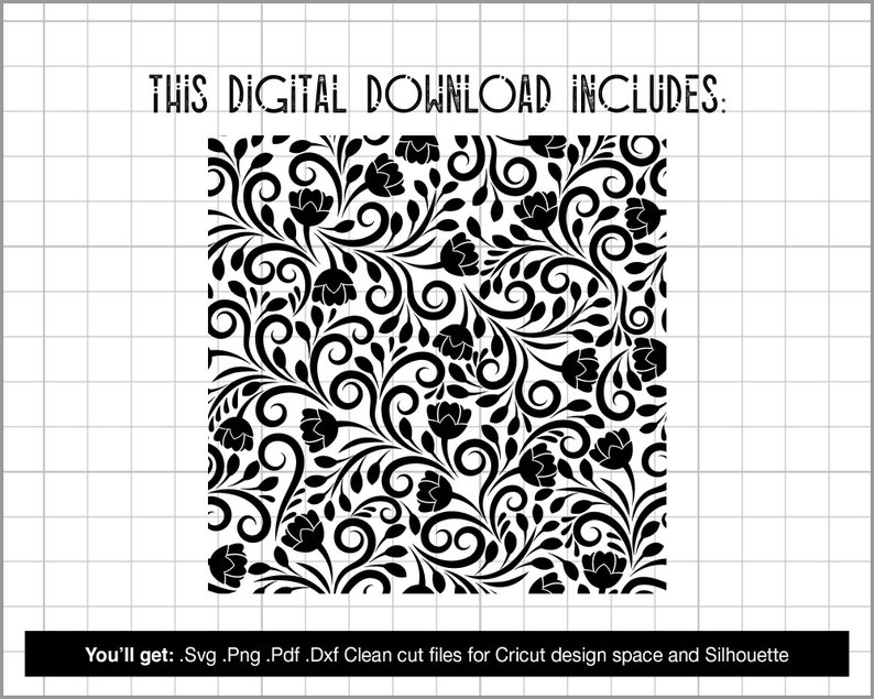 Tooled Leather Svg Tooled Leather Png Floral Pattern Svg - Etsy