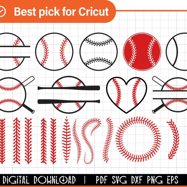 Baseball Stripes Svg - Etsy