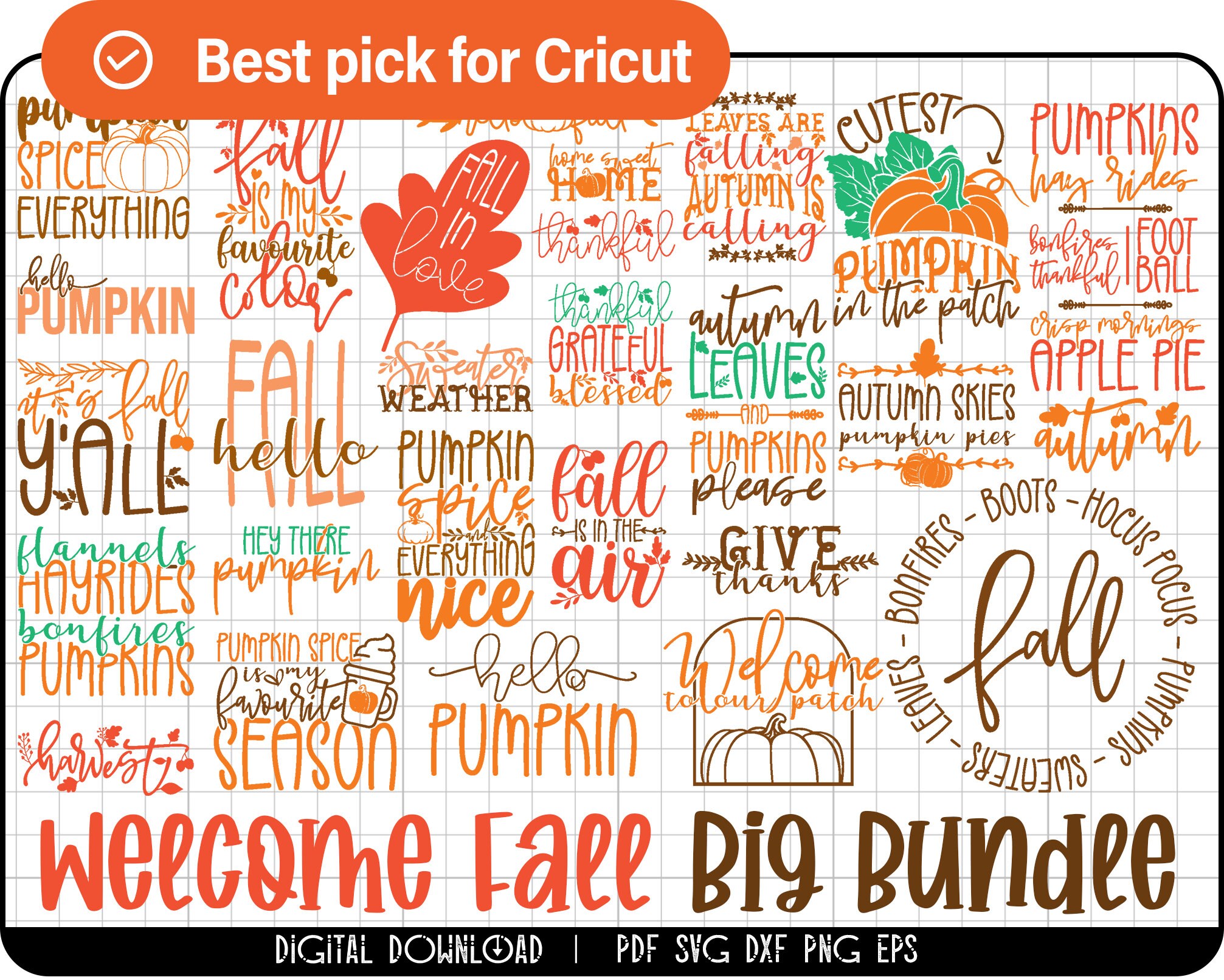 Fall SVG Fall SVG Bundle Fall Svg for Shirts Autumn Svg - Etsy