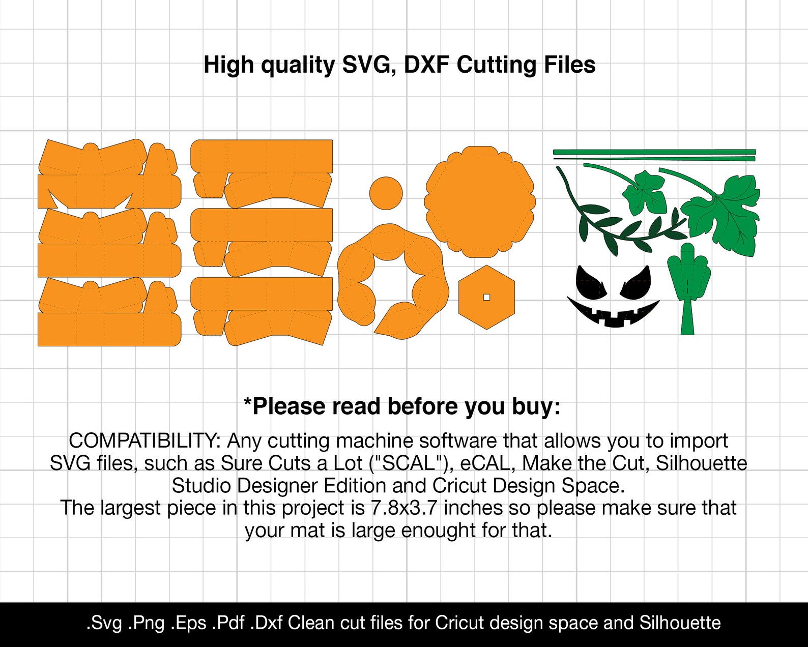 Pumpkin Treat Box SVG, Halloween Svg, Pumpkin Box Template, Favor Box ...