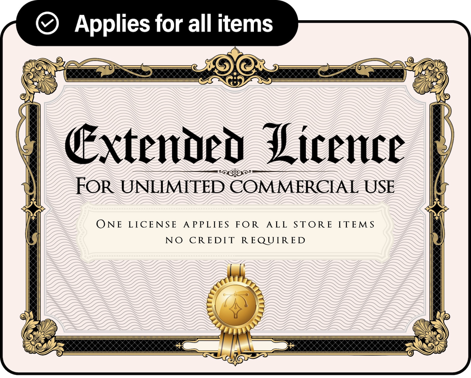 Unlimited Commercial Use License - Applies to ALL Store Items ...