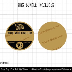 Baseball Cap Tag Svg, Baseball Sticker Svg Template, Pdf Printable ...