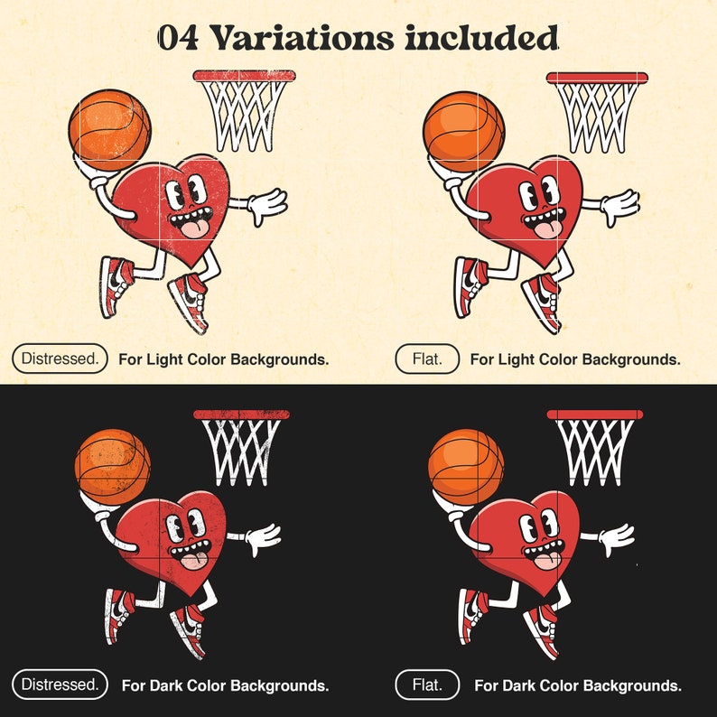 Basketball Player Heart Png, Retro Valentine Png, Basketball Mom ...