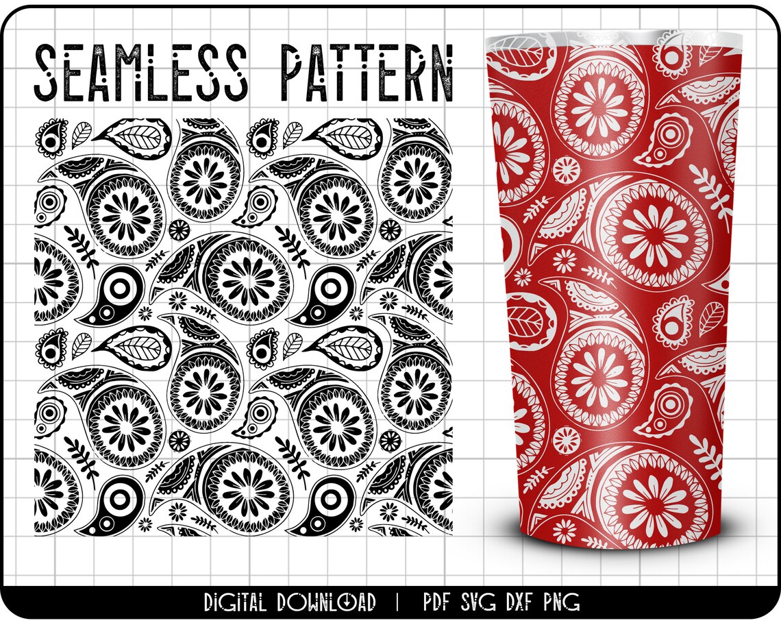 Bandana Pattern Svg Bandana Pattern Png Western Pattern Svg - Etsy