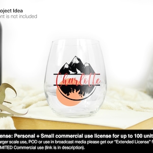 Mountain Split Monogram Svg Bundle, Mountain Svg, Mountains Svg ...