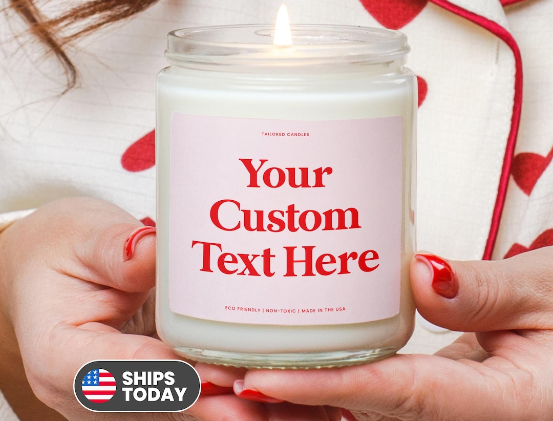 Custom Candle, Blank Label Candle, Private Label Candle, Custom Logo ...