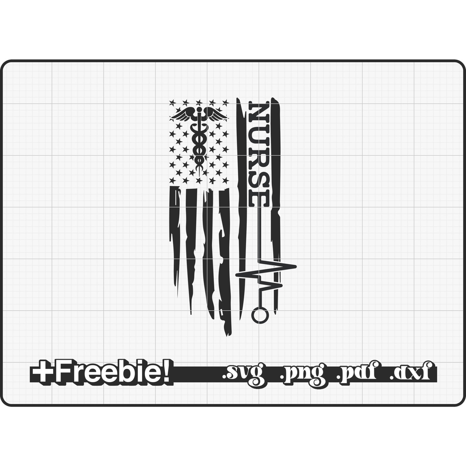 Nurse Svg American Flag Icu Nurse Svg Patriotic Svg Doctor - Etsy