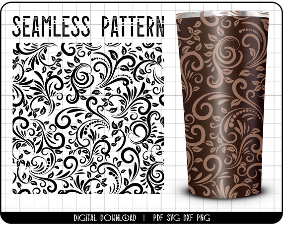 Tooled Leather Svg Seamless Floral Pattern Svg Seamless - Etsy