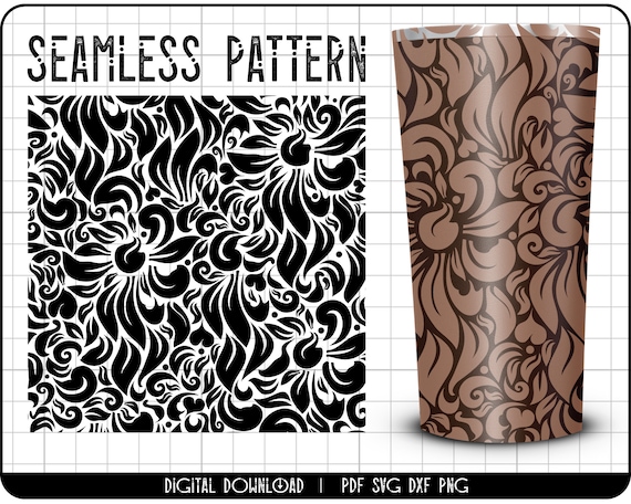 Tooled Leather Svg Pattern Svg Designs Tumbler Wrap Designs - Etsy UK