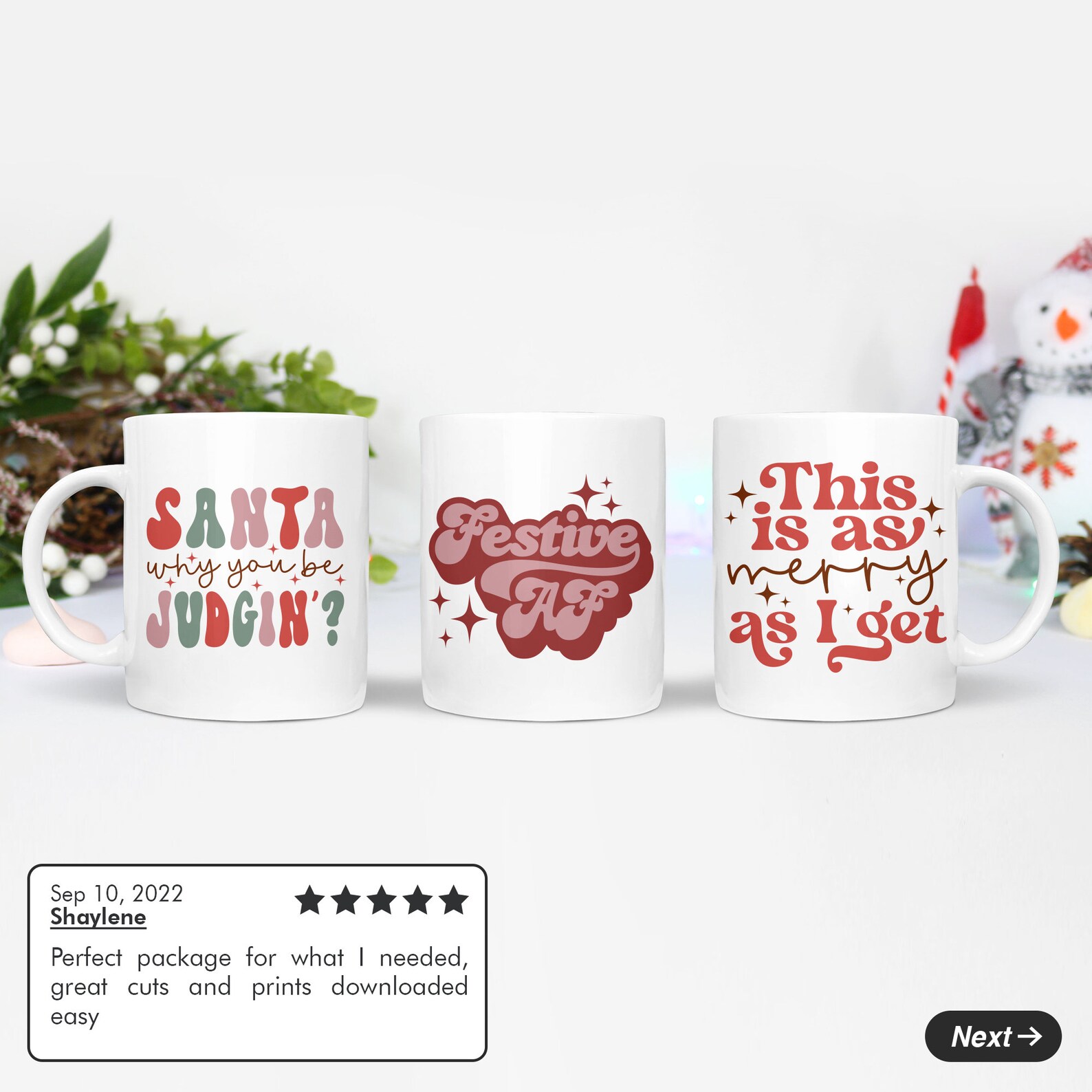 Retro Christmas SVG Bundle Groovy Christmas Svg Christmas - Etsy