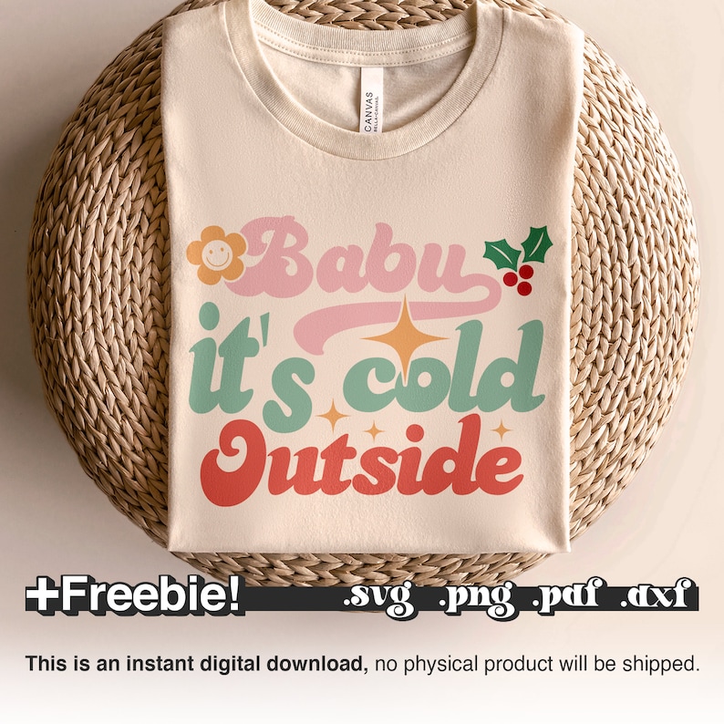 Retro Baby It's Cold Outside Svg Png Winter Svg Cozy - Etsy