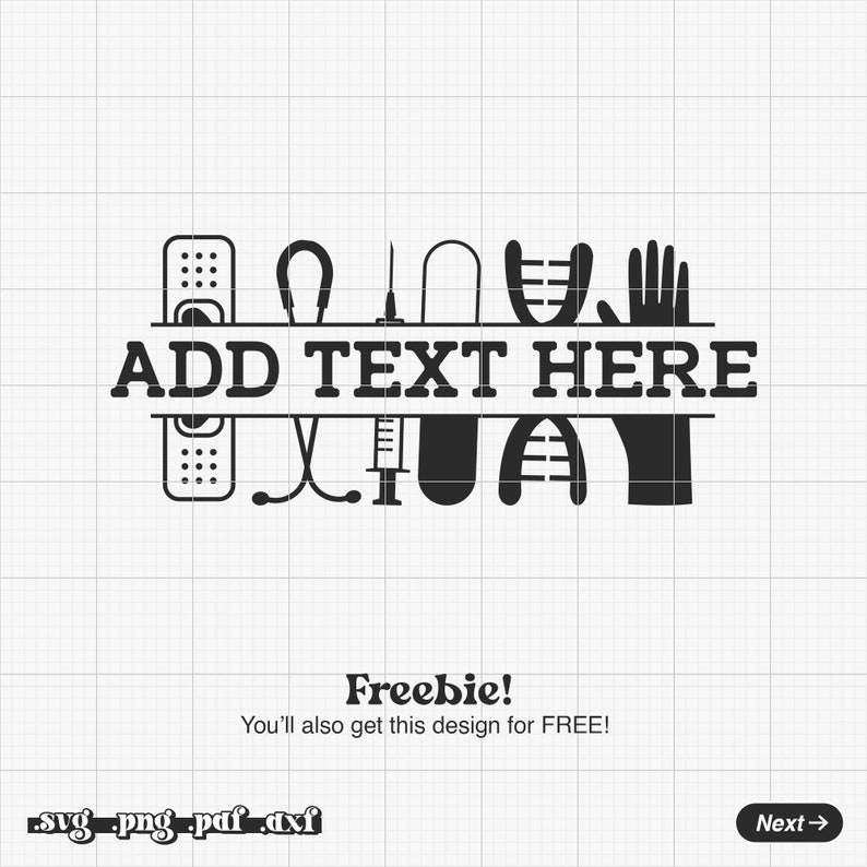 Nurse Svg Nurse Split Name Monogram Svg Stethoscope Heart - Etsy