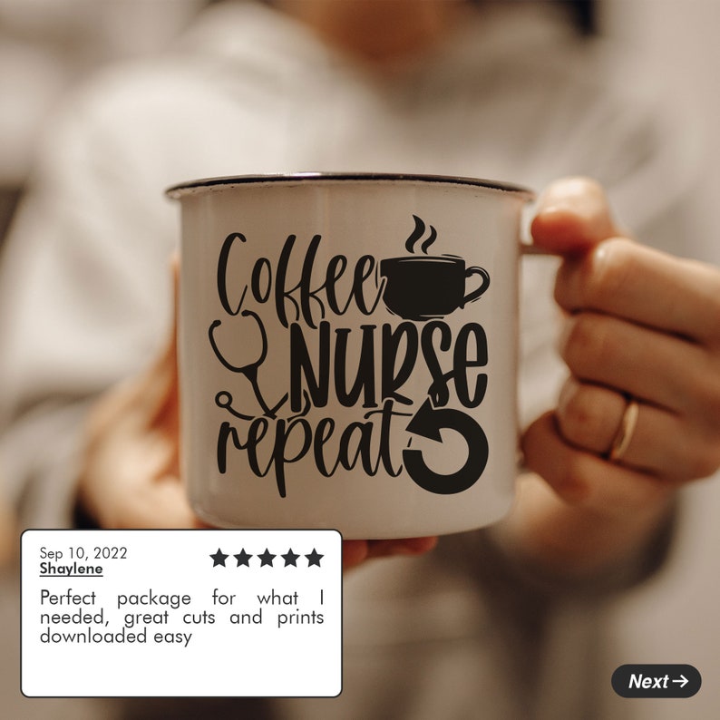 Nurse Svg, Coffee Nurse Repeat, Rn Svg, Nurse Png, Nursing Svg, Nurse ...