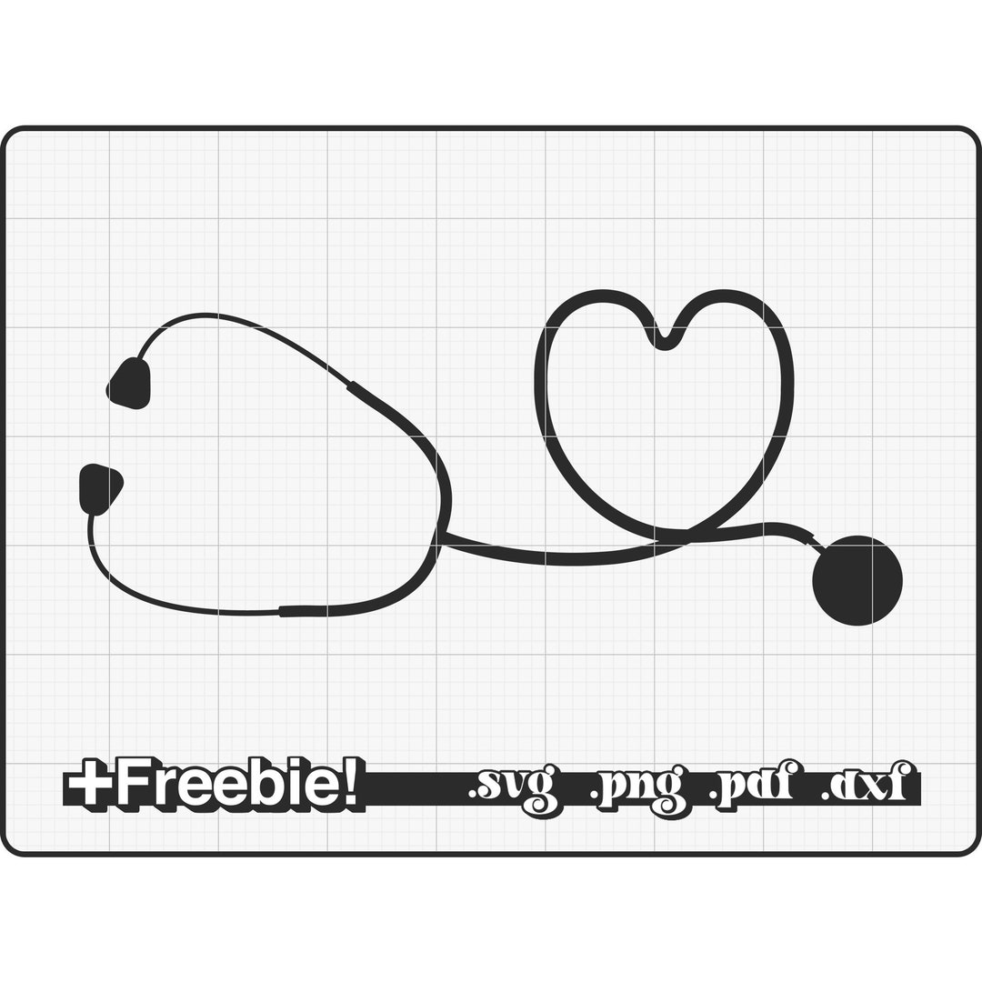 Stethoscope Svg,heartbeat, Stethoscope Cut File, Doctor Svg, Medical ...
