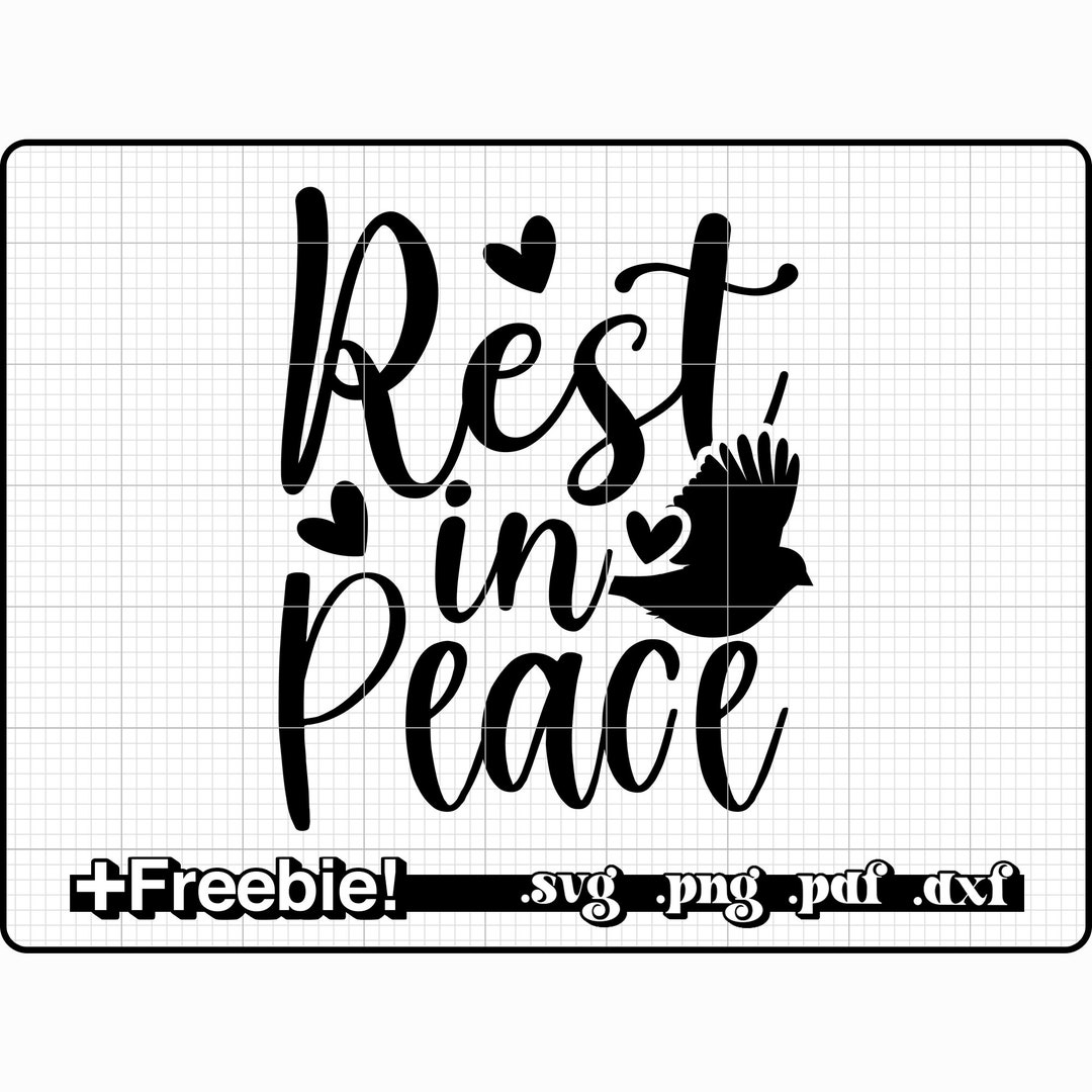 Rest in Peace Svg, Png,cardinal, Memorial Svg, Rest in Peace Svg, in ...