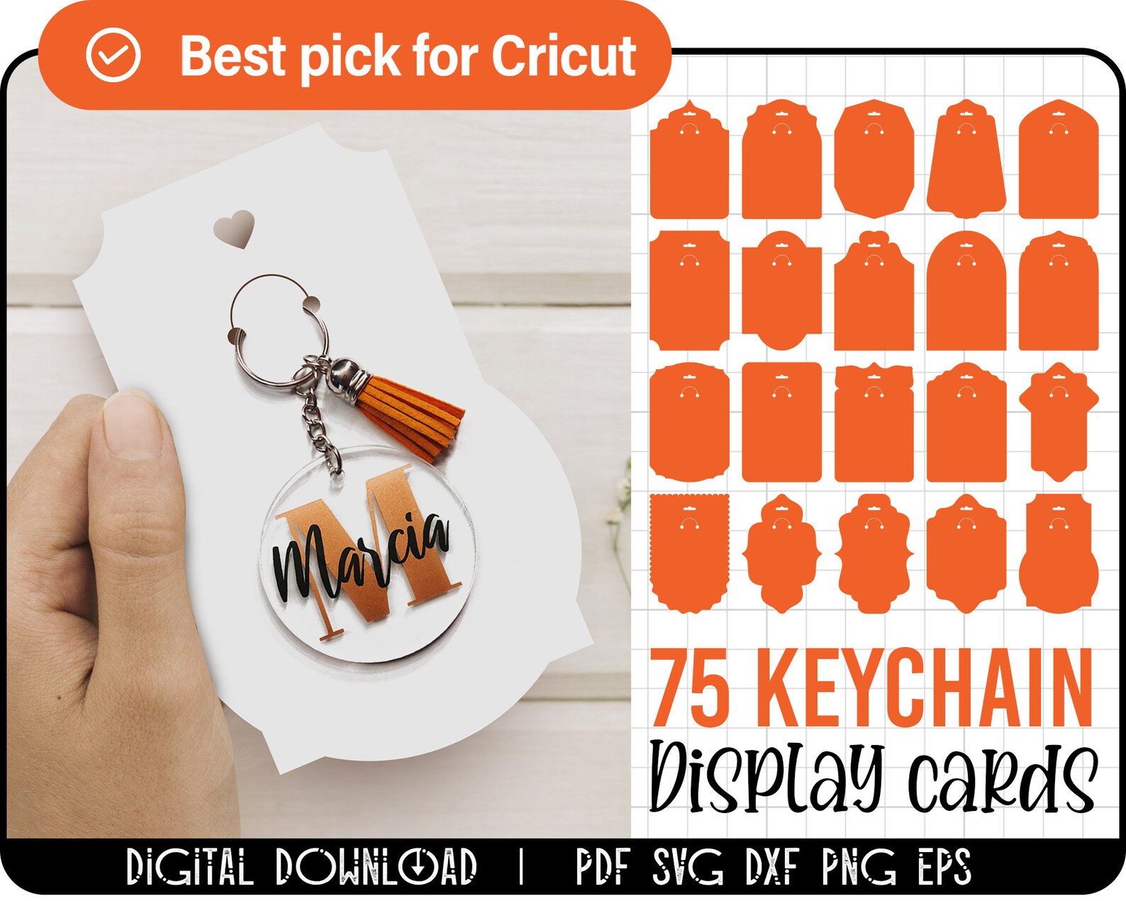 75 Keyring Display Card Svg Bundle Keyring Display Card - Etsy Canada