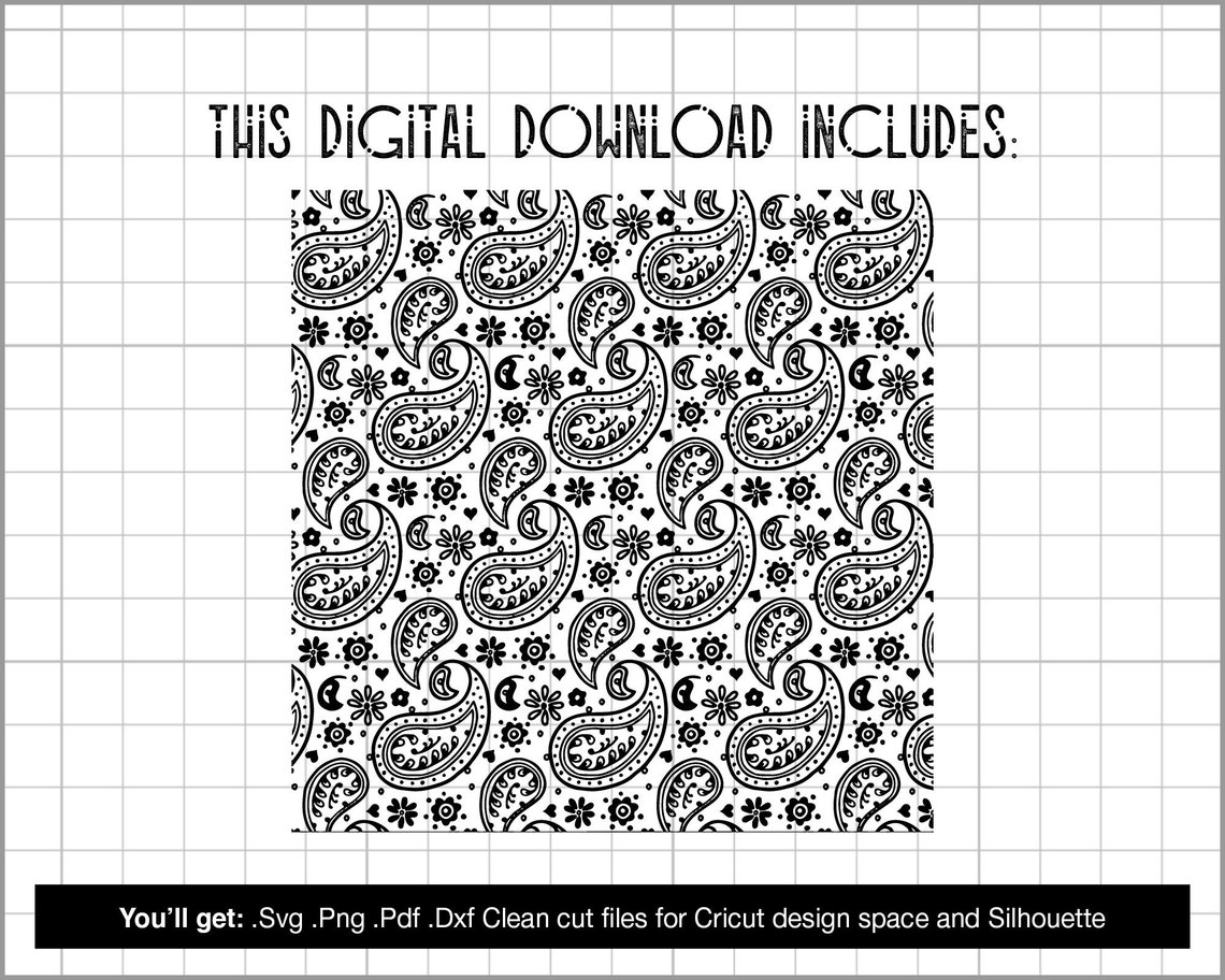 Bandana Pattern Svg Bandana Pattern Png Western Pattern Svg - Etsy