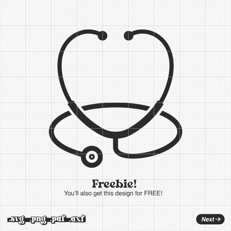 Stethoscope Svg Heartbeat Stethoscope Cut File Doctor Svg - Etsy