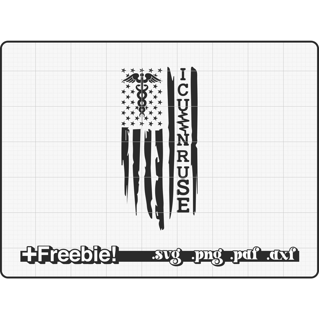 Nurse Svg, Registred Nurse Distressed Usa Flag, Emergency Nurse Usa ...