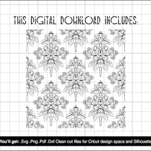 Western Seamless Pattern Svg, Tooled Leather Svg, Tool Leather Svg ...