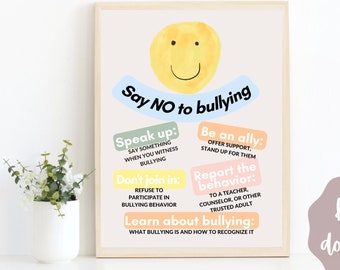 Anti Bullying Awareness Design Bundle Anti Bullying Awareness - Etsy