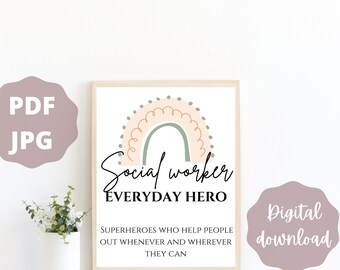 School Social Worker Thank You - Etsy