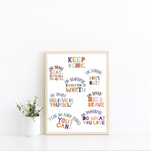 School Psychologist Prints, Bundle of 4, Therapist Office Decor ...
