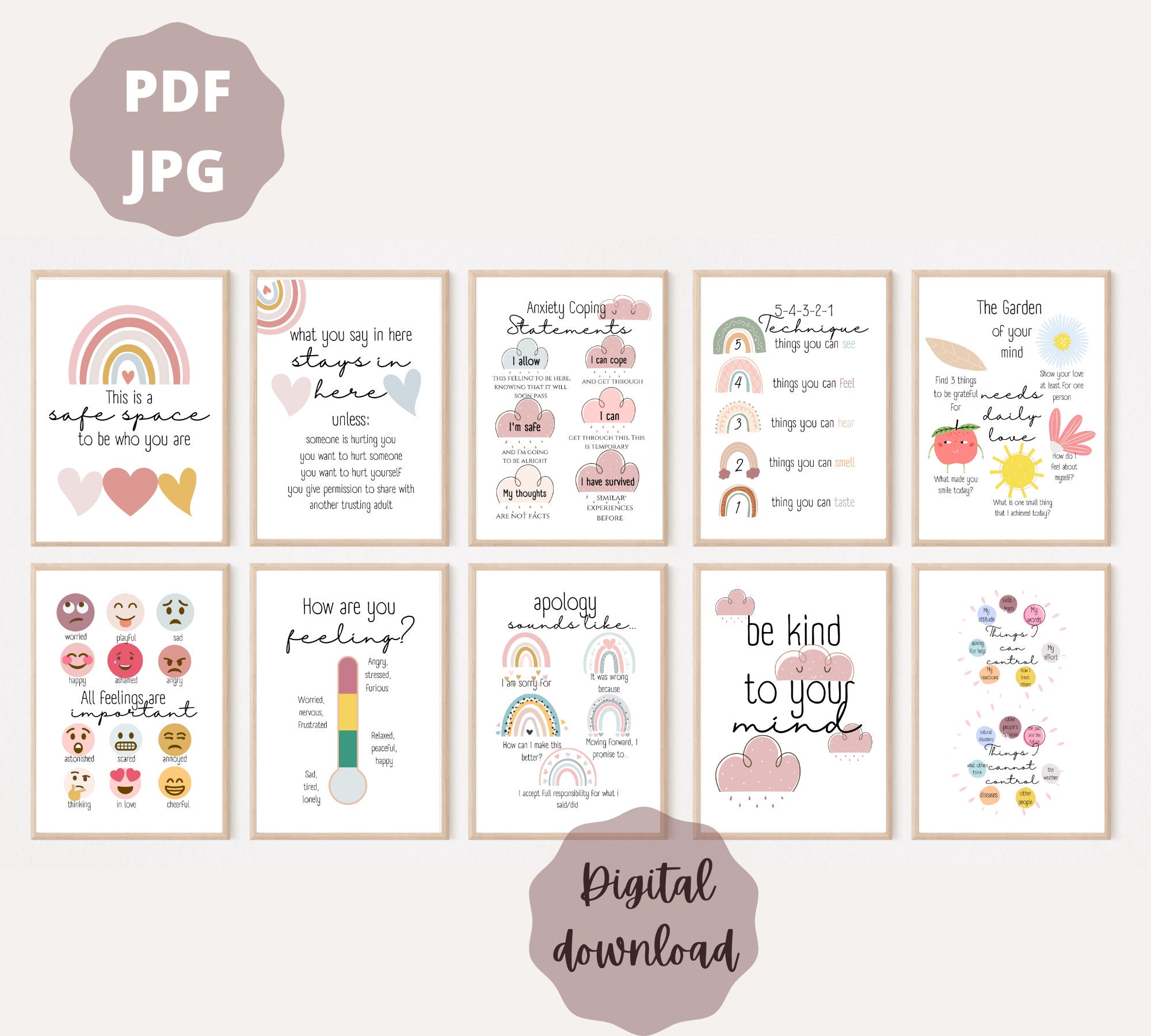 Counselor Confidentiality Poster, What You Say in Here Sign, Counseling ...