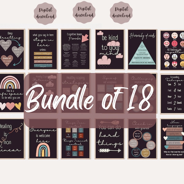 Counseling Posters - Etsy