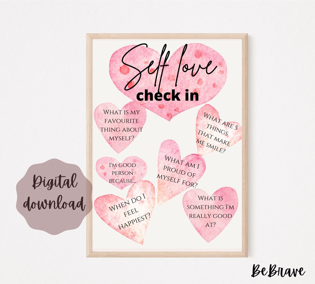 Self Love Printable Self Care Quote Psychology Art Social - Etsy