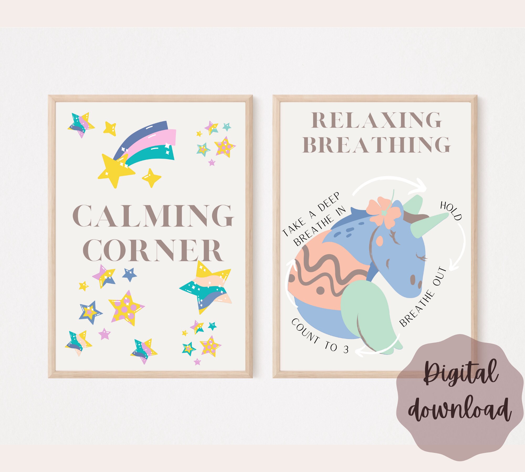 School Psychologist Printable Poster Bundle, Calming Corner Posters ...