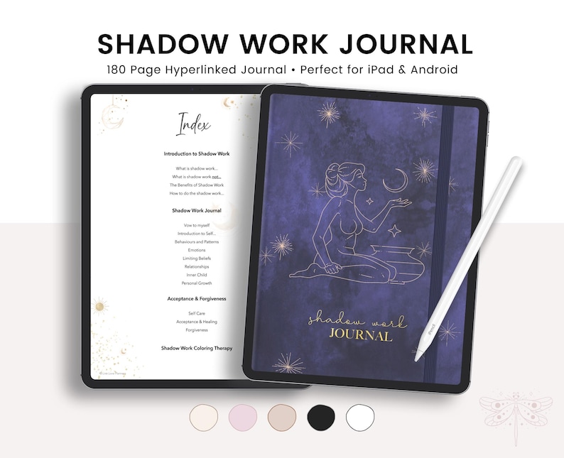 Shadow Work Journal, Heal Inner Child, Mental Health Journal, Digital ...