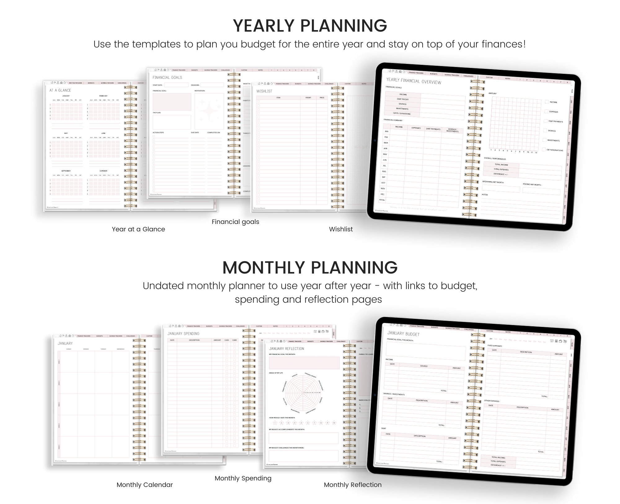 Digital Budget Planner Finance Tracker Finance Planner | Etsy India