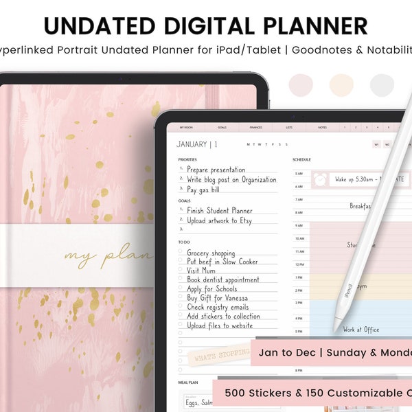 2021 Digital Planner Notability - Etsy