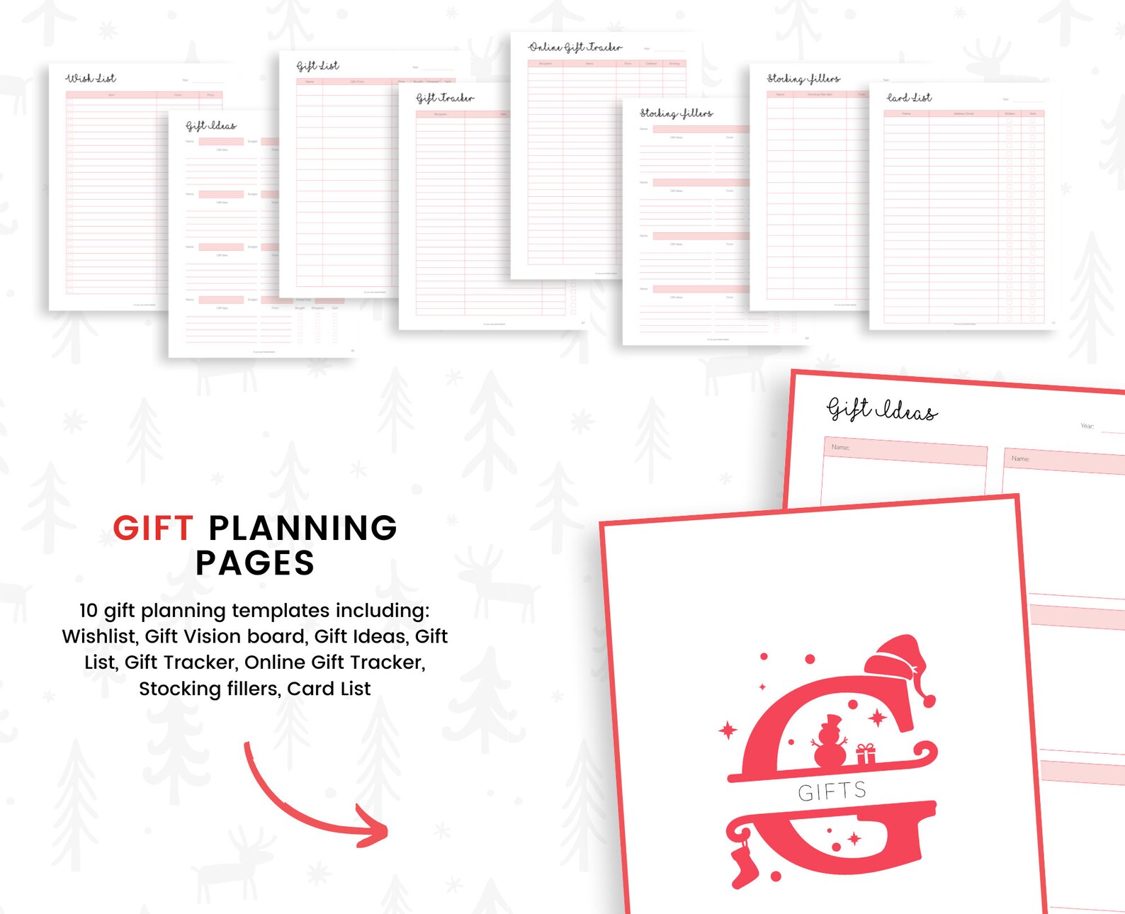 Christmas Planner Printable Christmas Planner Printable - Etsy